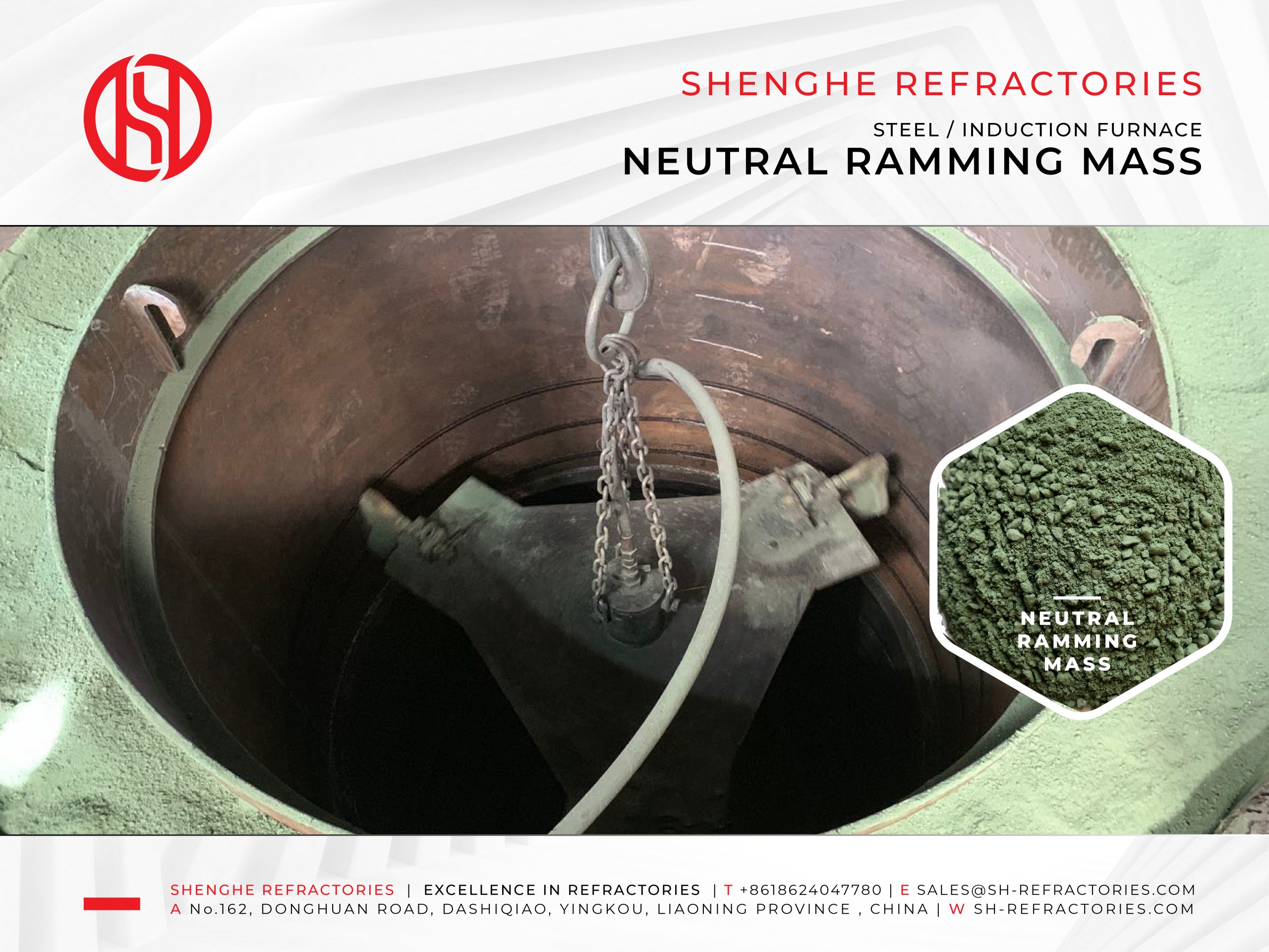 Neutral Ramming Mass - ShengHe Refractories
