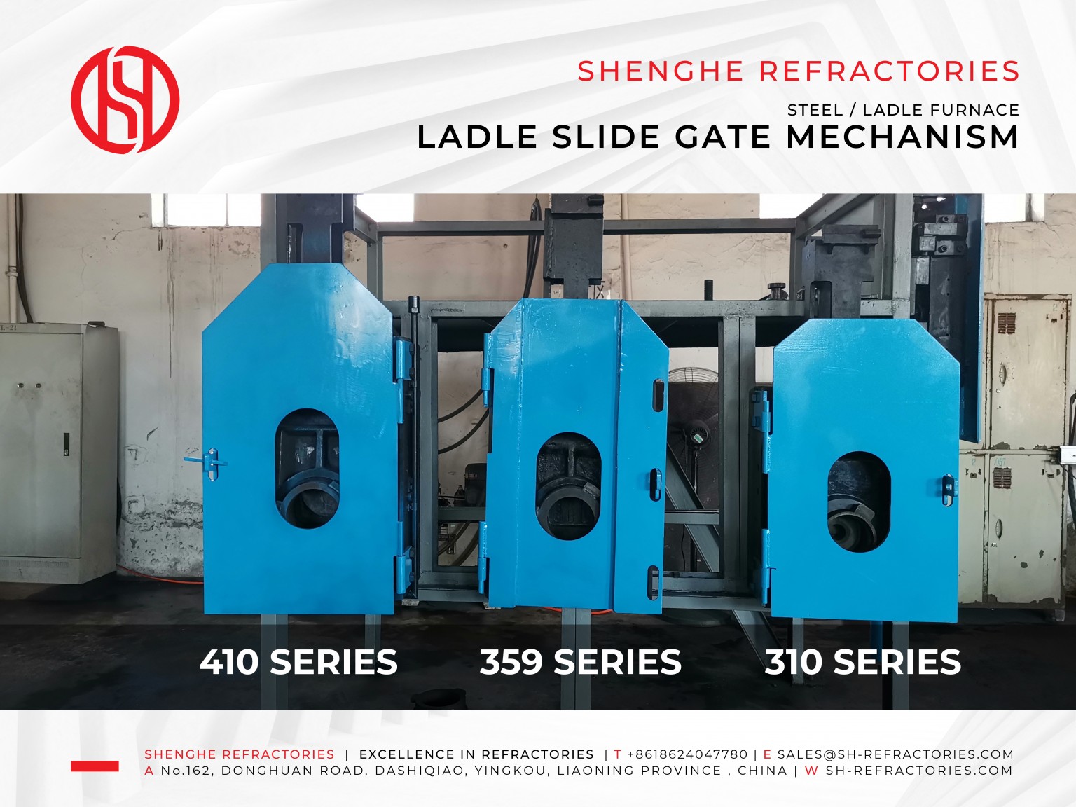 Ladle Slide Gate Mechanism - ShengHe Refractories
